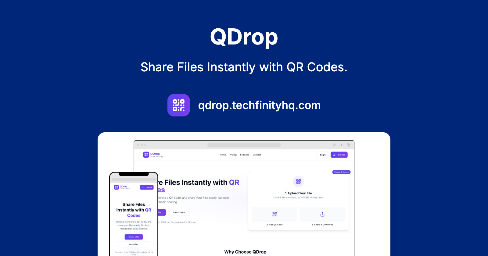 QDrop - Share Files Instantly